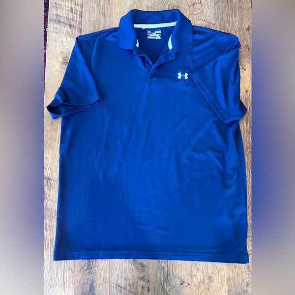 Under Armour | Shirts | Under Armour Mens Royal Blue Polo | Poshmark